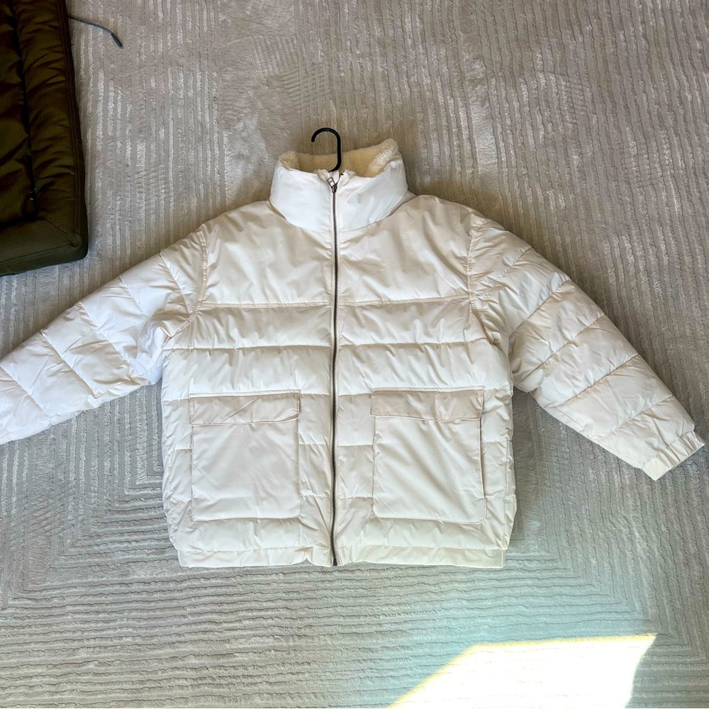 Women’s Puffer Coat With Sherpa Lining. - Gem